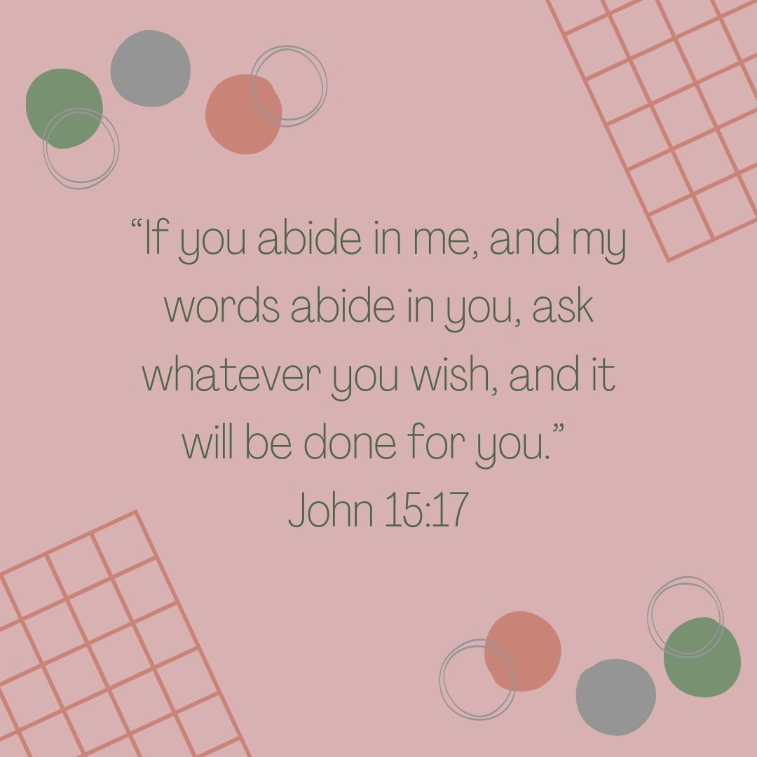 What Happens When We Abide and How This Blog Got Its Name